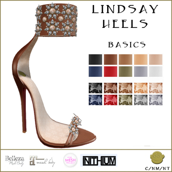 Second Life Marketplace - BM Lindsay Heels Basics